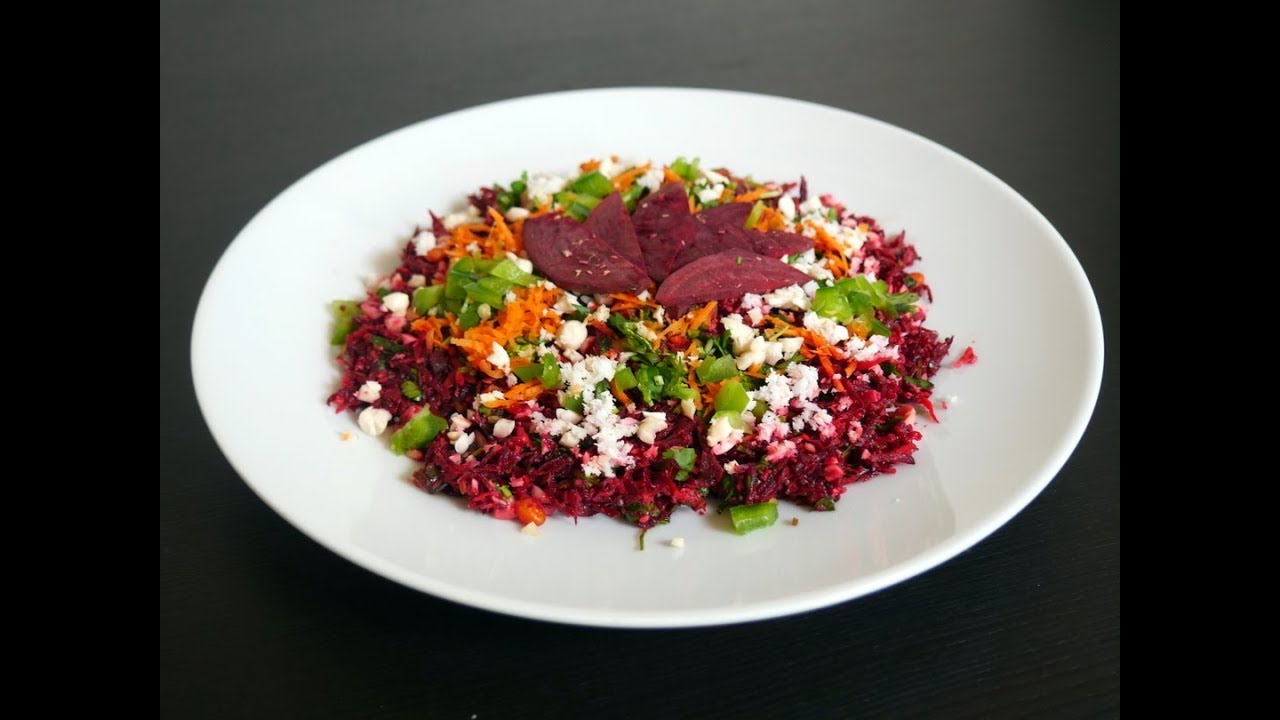 Quick and Easy Beetroot Salad | Raw/ Vegan Recipe | Pranic food | Isha ...