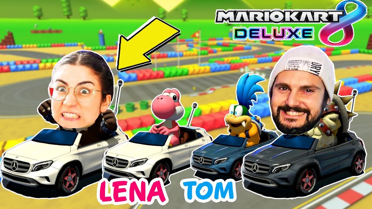 XXL Mario Kart Challenge mit Kaan, Dania, Lena und Tom! - YouTube