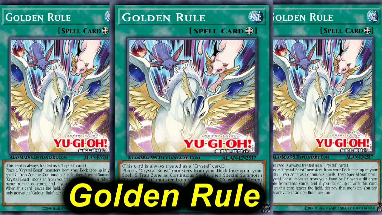 【EDOPRO】GOLDEN RULE BROKEN CARD..... - YouTube