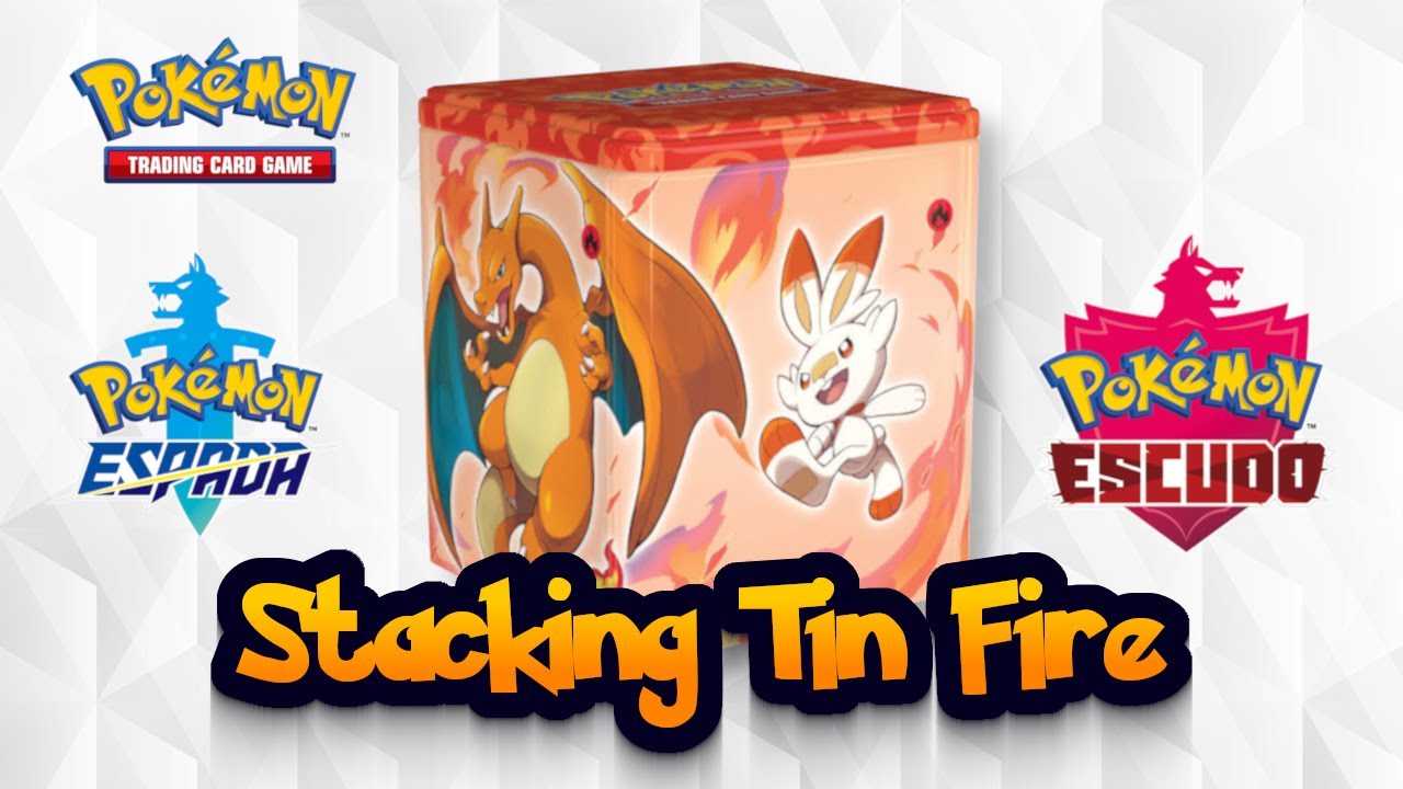 ASMR Apertura Fire Stacking TIN | Pokemon TCG | Espada y Escudo - YouTube
