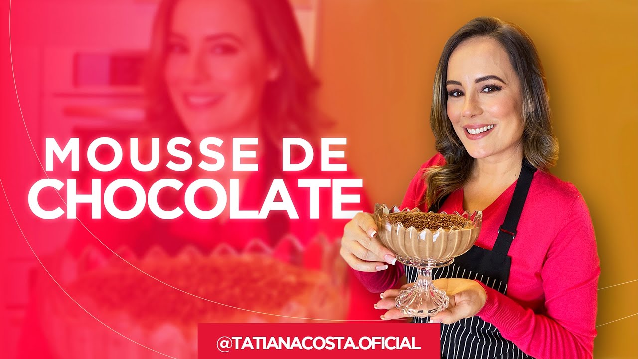 Mousse de Chocolate | Cozinha da Tati - YouTube