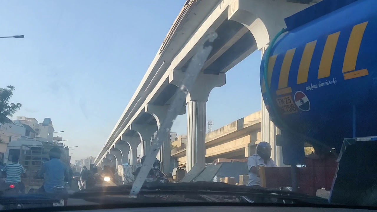 Velachery Bridge update on March 08 2021 - YouTube