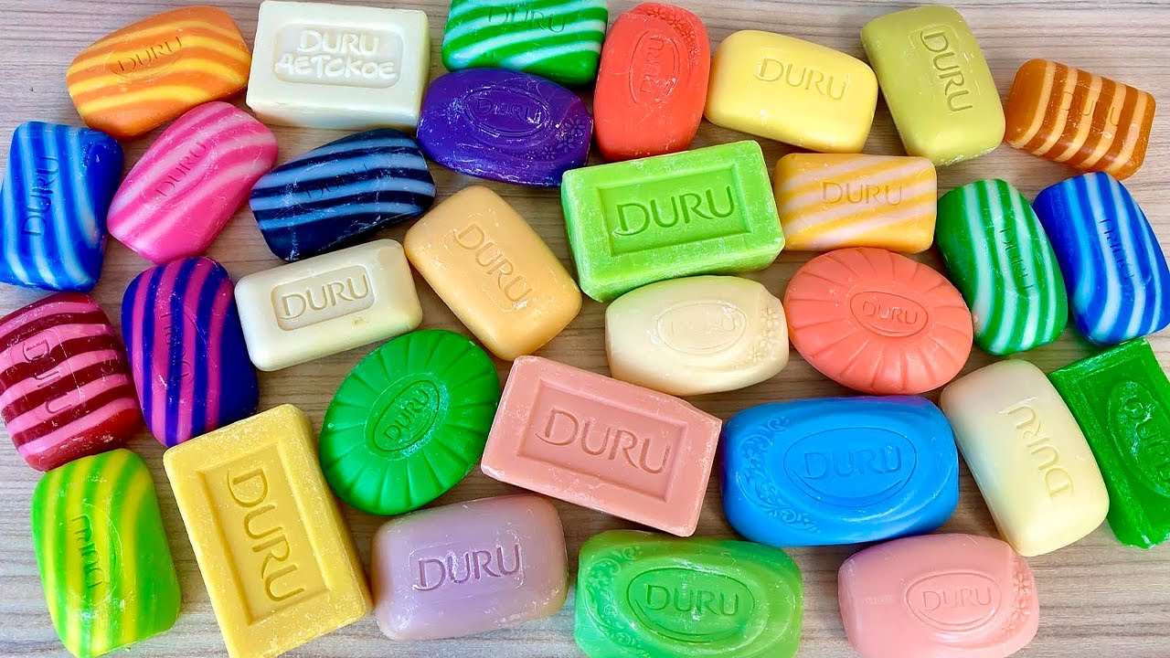 ⭐ASMR ⭐ Cutting soap DURU. Soap Carving. Satisfying soap video. - YouTube