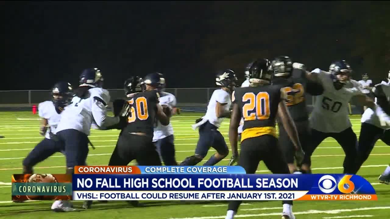VHSL: No high school football in Virginia this fall - YouTube