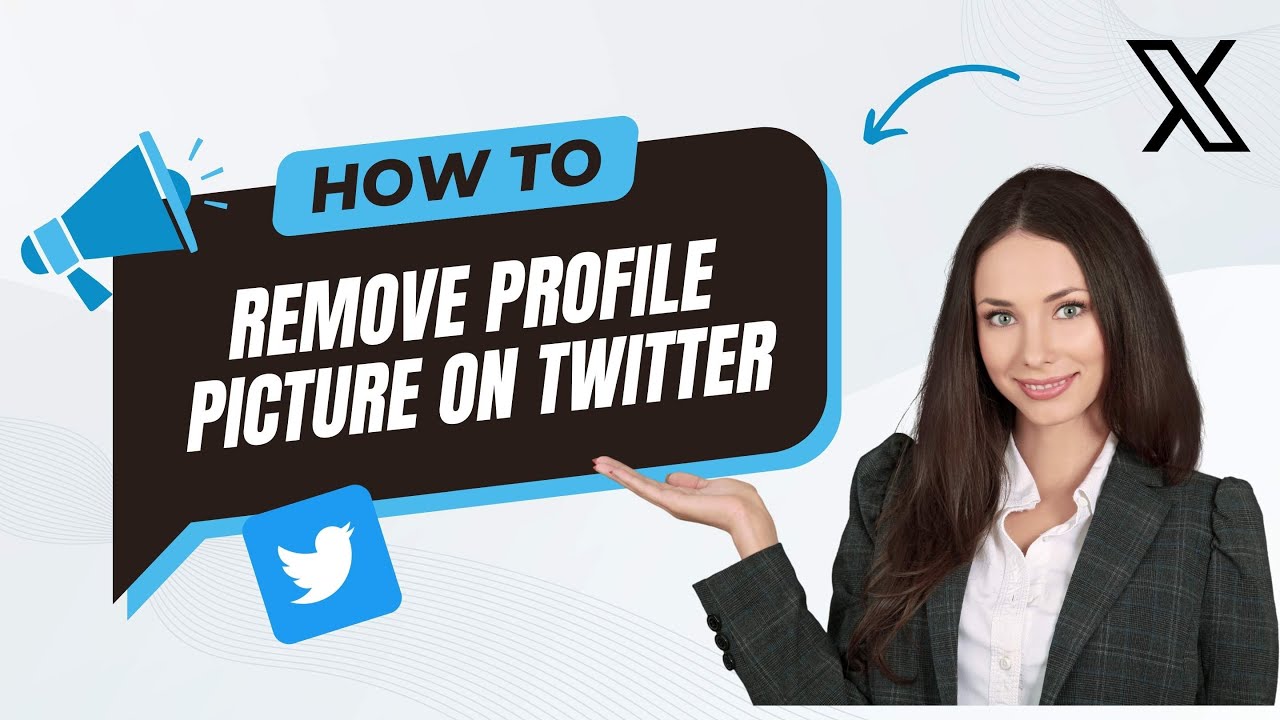 How To Remove Profile Picture On Twitter | X Application #twitter - YouTube