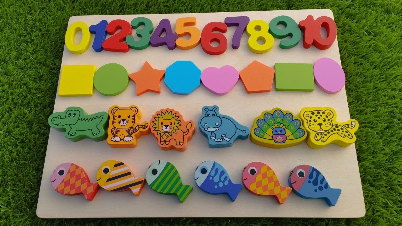 numbers song 1-10, number, shapes, counting 1 to 10 with activity ...