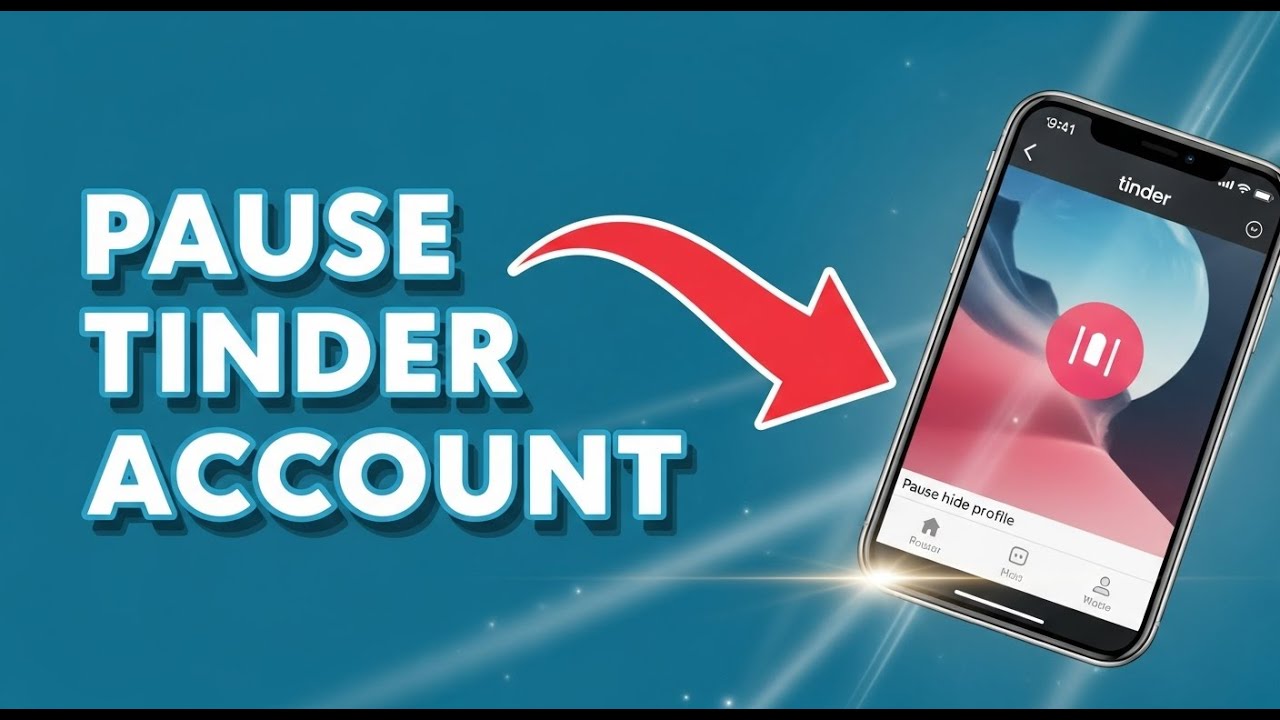 How to Pause Your Tinder Account | Hide Your Tinder Profile - YouTube