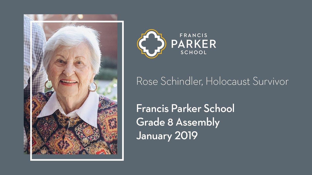 Rose Schindler, Holocaust Survivor - YouTube