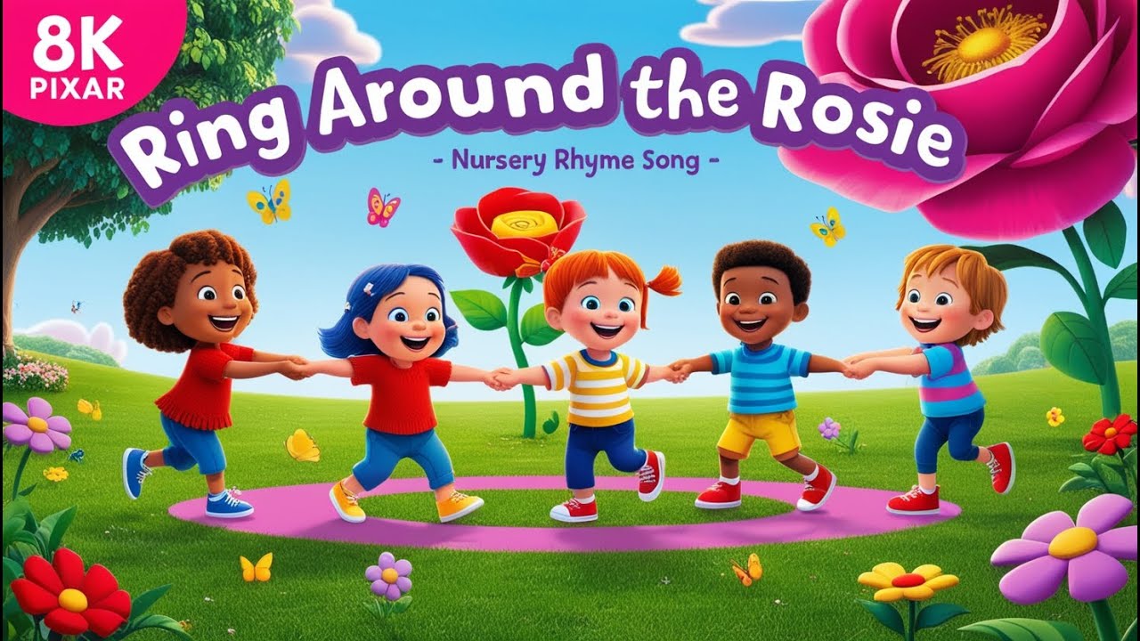 Ring Around the Rosie | Nursery Rhyme for Kids | Fun Kids' Songs & Educational Music for ...