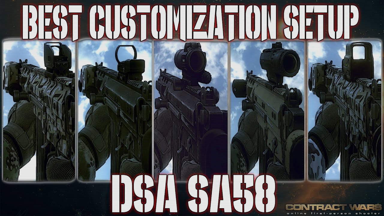 Contract Wars - SA58 Best Customization Setup (My opinion) - YouTube