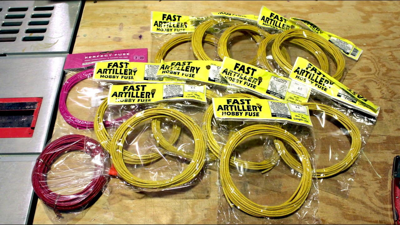 Cannonfuse.com Mis-Marked Fast Artillery Fuse Order Unboxing And ...