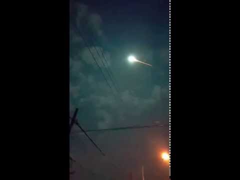 Strange Fireballs Falling From Sky - YouTube