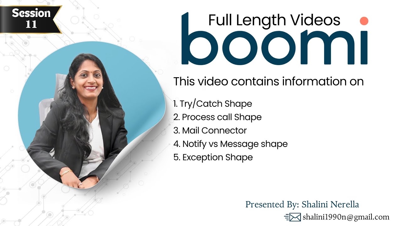 Boomi - Try/Catch| Process Call | Mail Connector| Exception Handling| Notify vs Message Shape ...