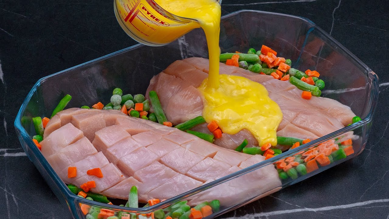 I cooked this for 3 evenings in a row! Chicken breast with frozen ...