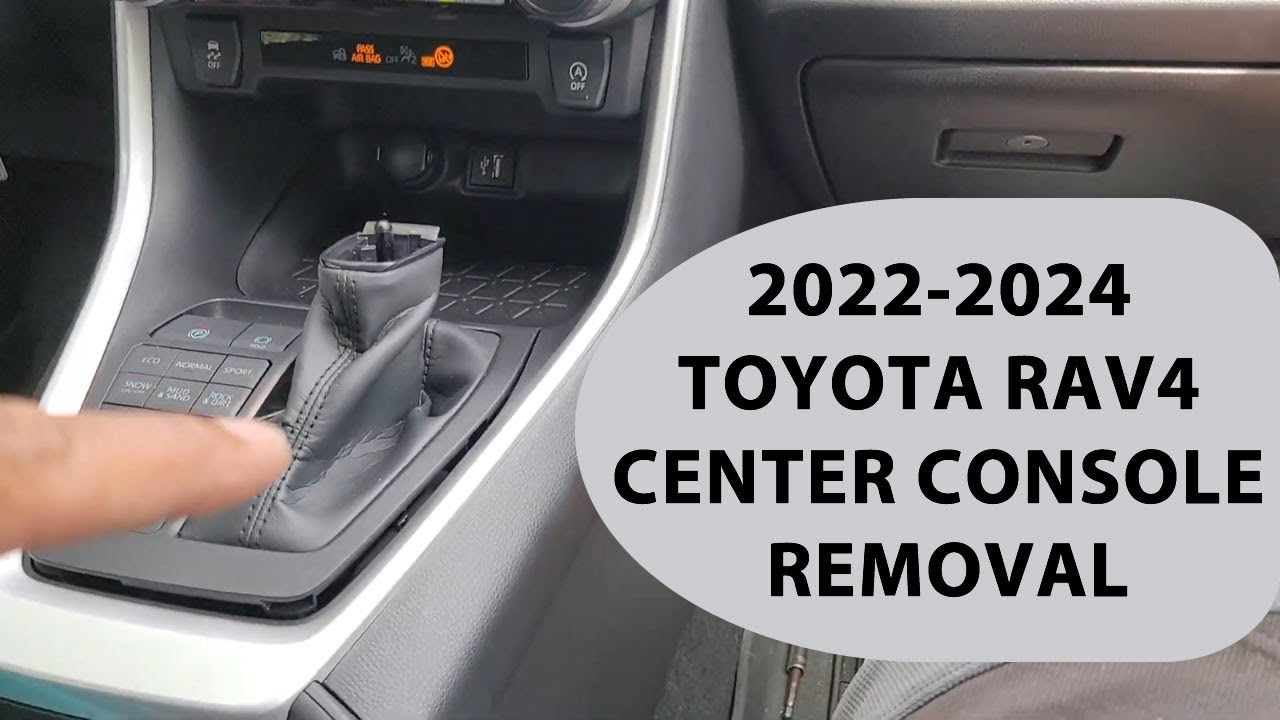 How To Remove 2022-2025 Toyota Rav4 Center Console. - YouTube