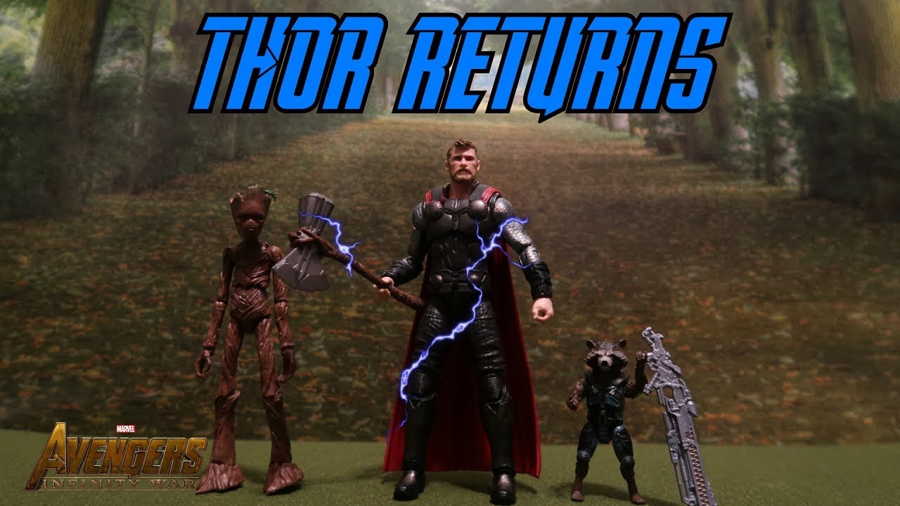 Thor arrives in Wakanda! - Avengers Infinity War Stop Motion - YouTube