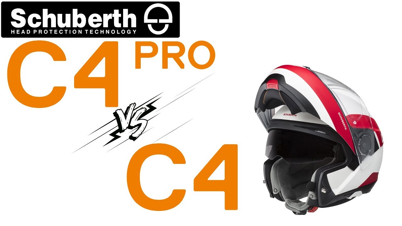 Comparativa Schuberth!! Casco de moto Schuberth C4 pro vs C4 - YouTube