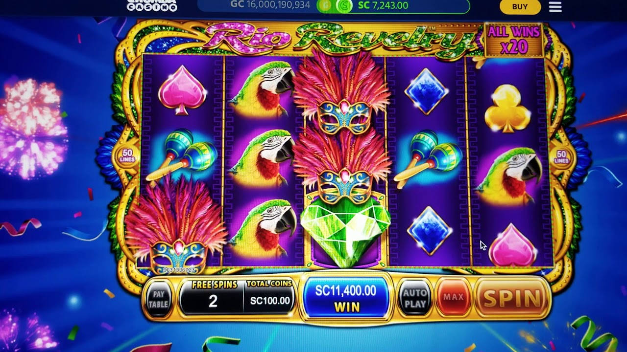 Rio Revelry Slots Max Bet $100.00 Free Spins On Chumba Casino - YouTube