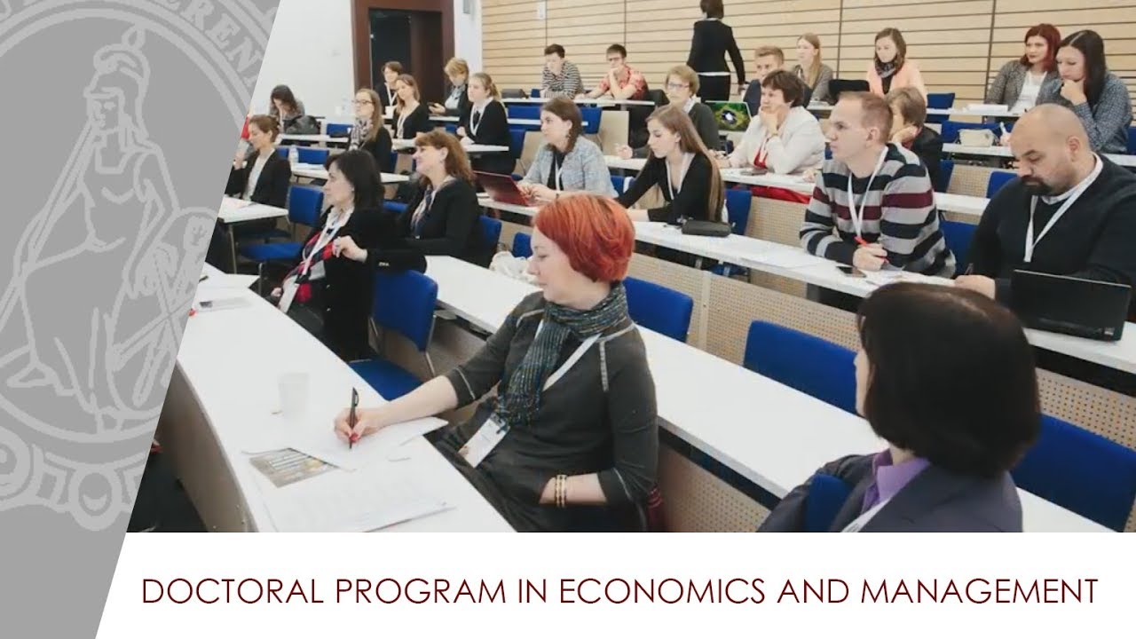 Doctoral Program in Economics and Management - YouTube