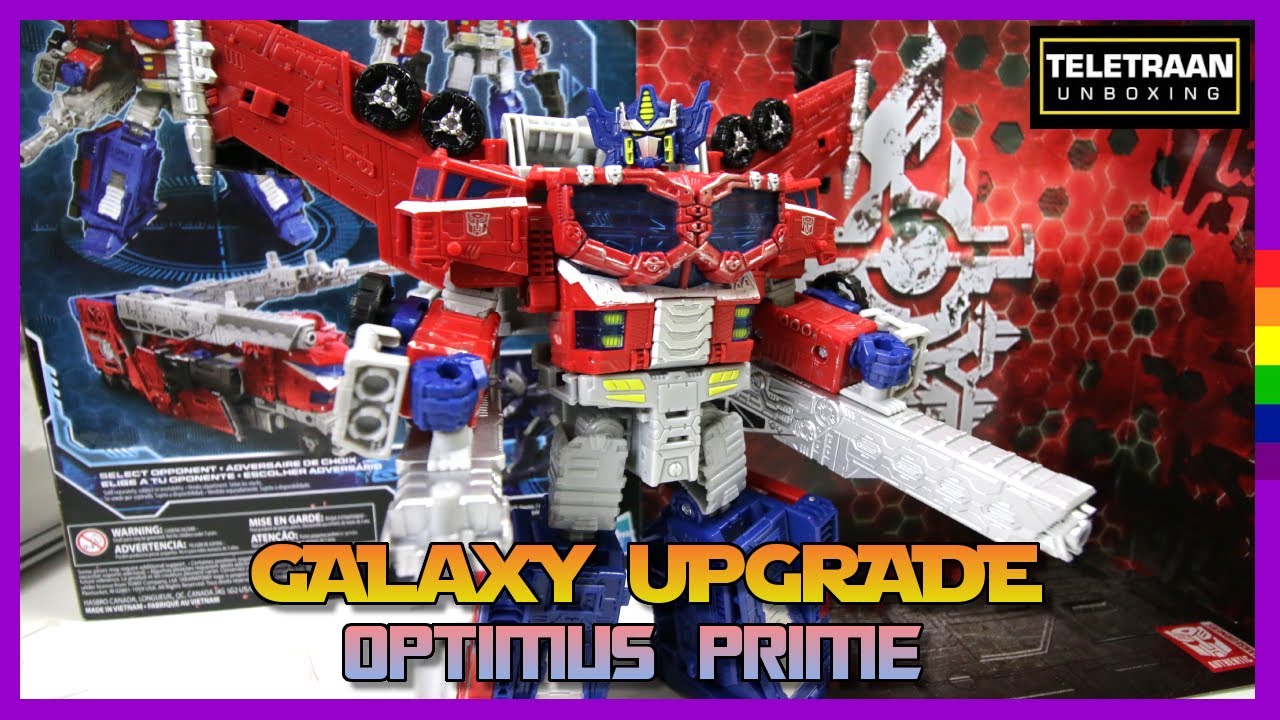 SIEGE GALAXY UPGRADE OPTIMUS PRIME UNBOXING | STAND DOWN! [Teletraan ...