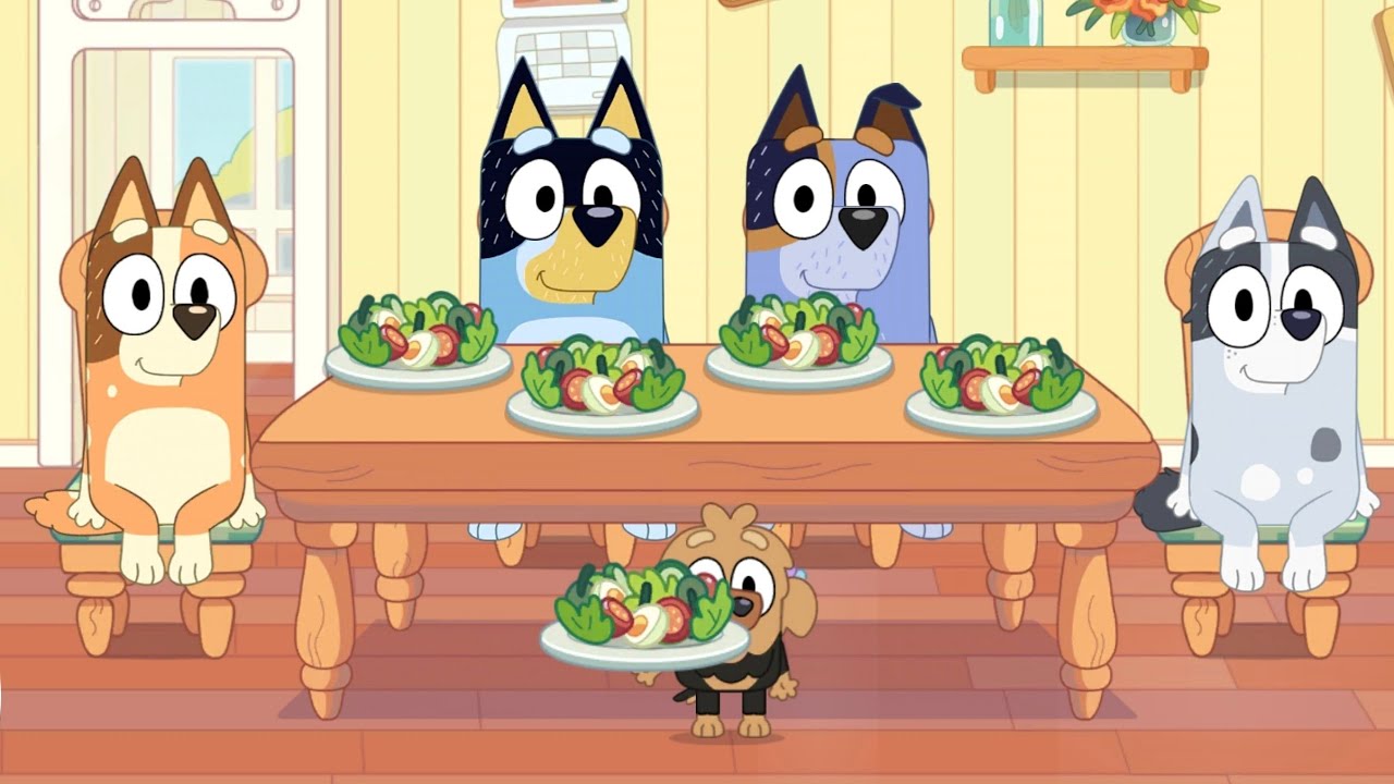 Bluey: Missy's Salad recipe 05 - YouTube