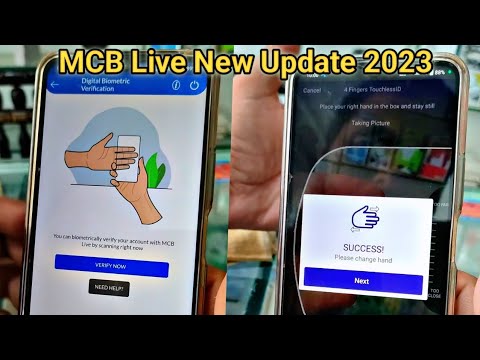 MCB Live App Biometric Karne ka tarika || MCB Live Biometric New Update ...