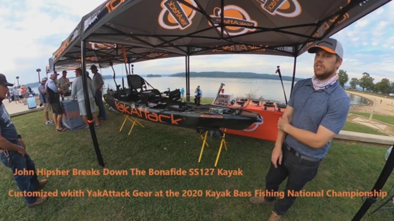 John Hipsher Breaks Down The Bonafide SS127 Kayak with custom YakAttack ...