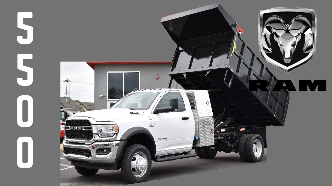 NEW 2021 RAM 5500 DUMP TRUCK - YouTube