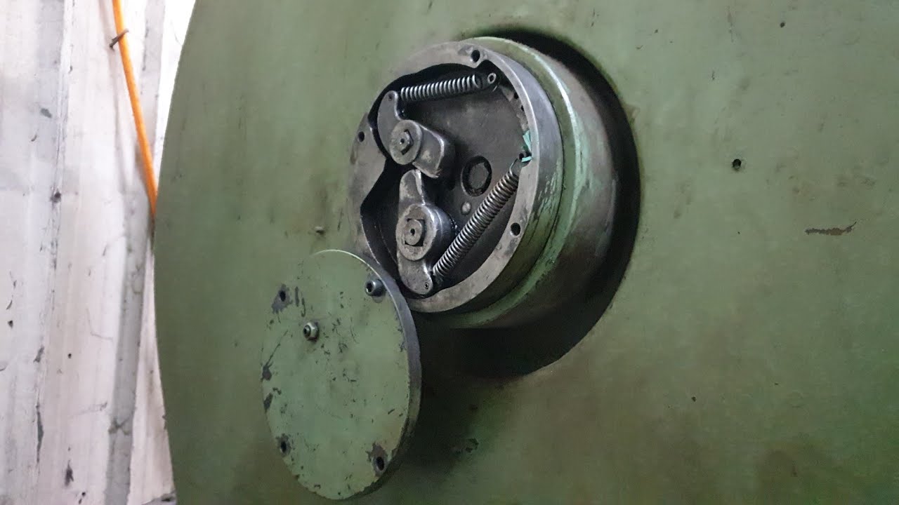 100 Ton Power press Machine Repair - YouTube