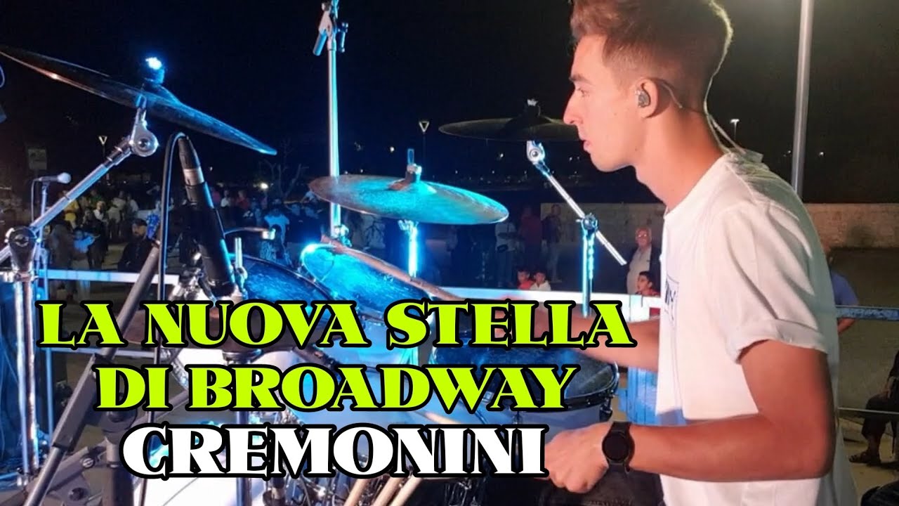 LA NUOVA STELLA DI BROADWAY - CREMONINI - Live Drum Cover - YouTube