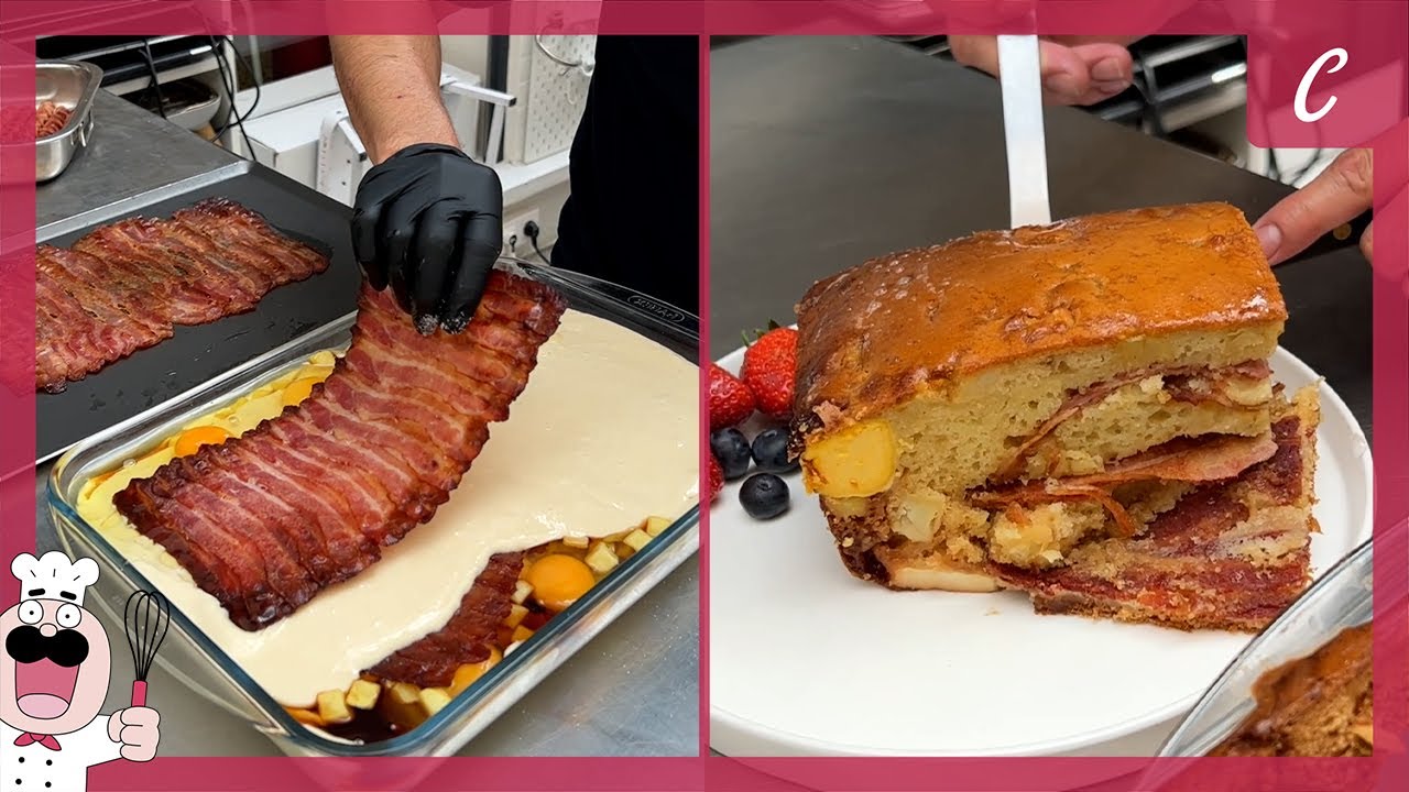 Layered Breakfast Lasagna Recipe with Pancake, Bacon, and Potato ...