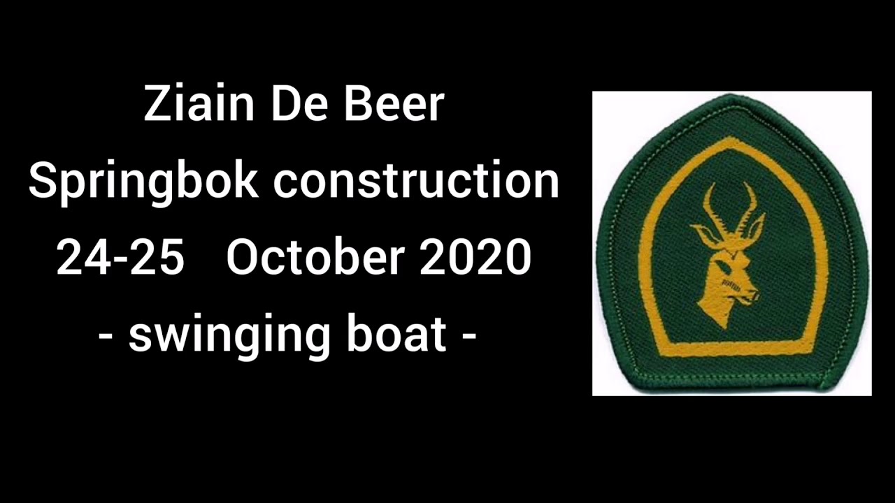 Swinging Boat - Springbok Construction - SCOUTS South Africa - YouTube
