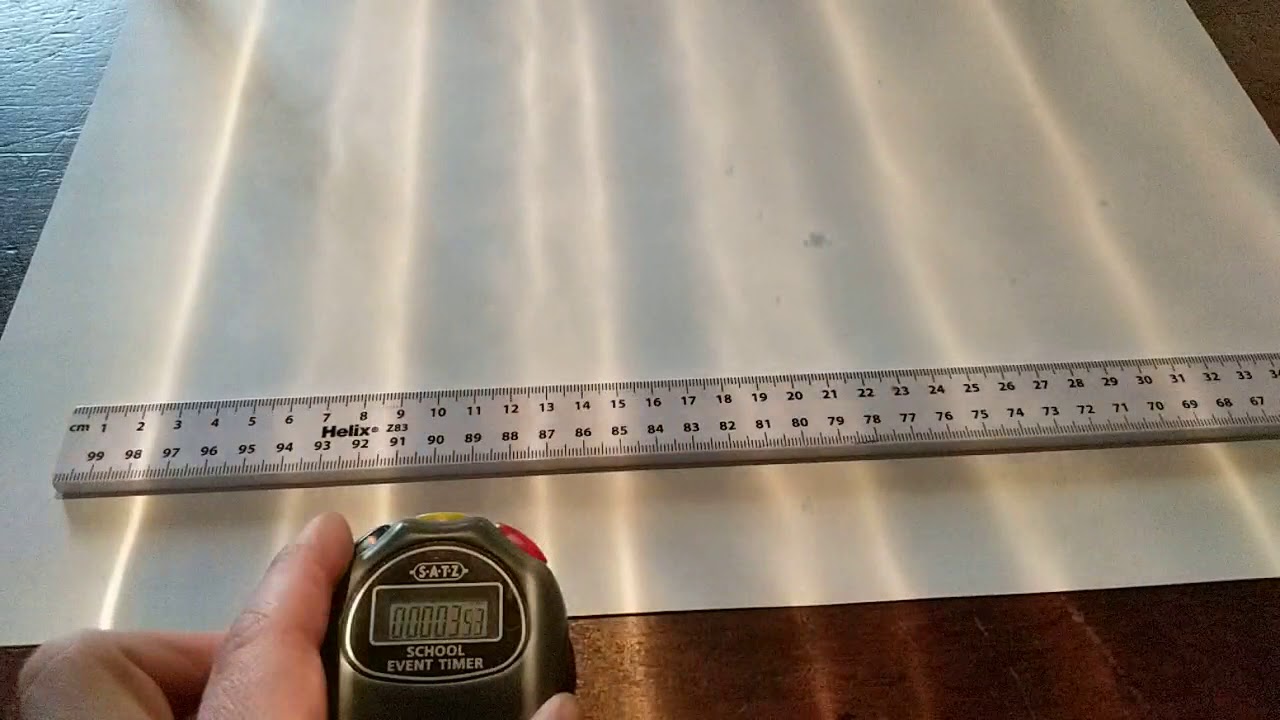 GCSE 9 1 Ripple Tank Required practical FPV - YouTube