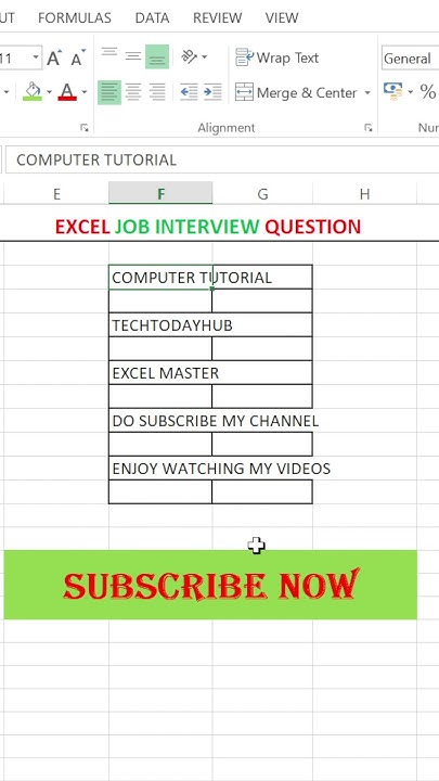 Unlock This Excel Secret to Ace Your Job Interview! #exceltips #exceltutorial #shorts #trending ...