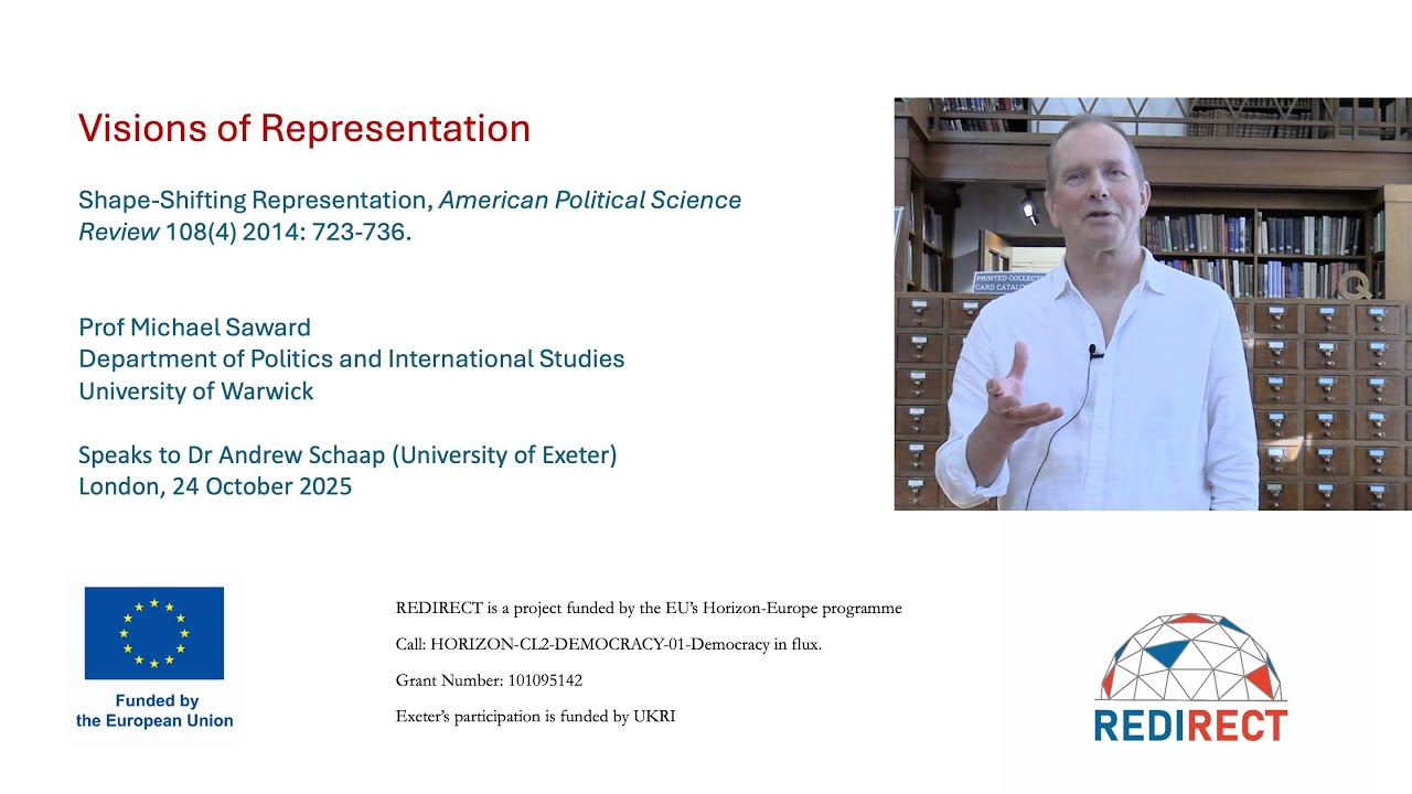 Visions of Representation (E8) - Michael Saward on Shape-Shifting ...