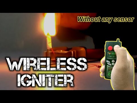 how to make wireless igniter | fire Igniter | how to make 3.7v fire ...