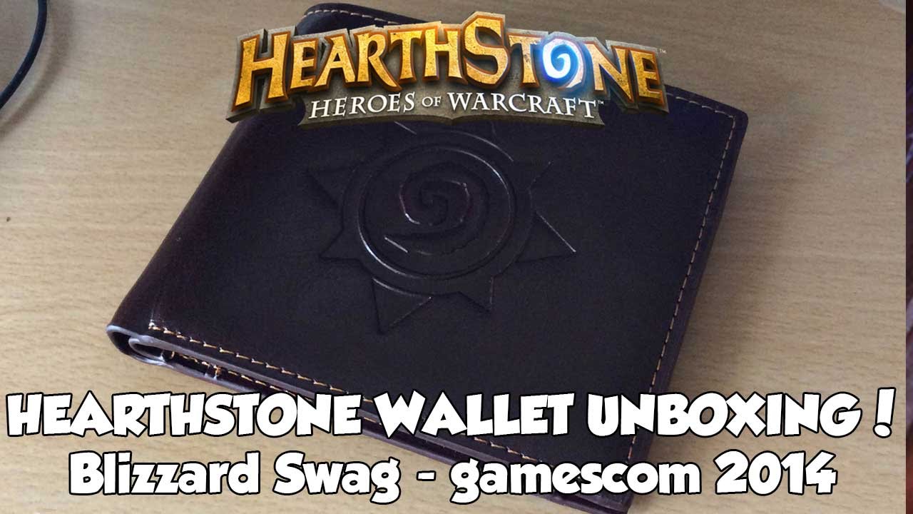 Hearthstone Wallet Unboxing! | FailCraft at gamescom 2014 - YouTube