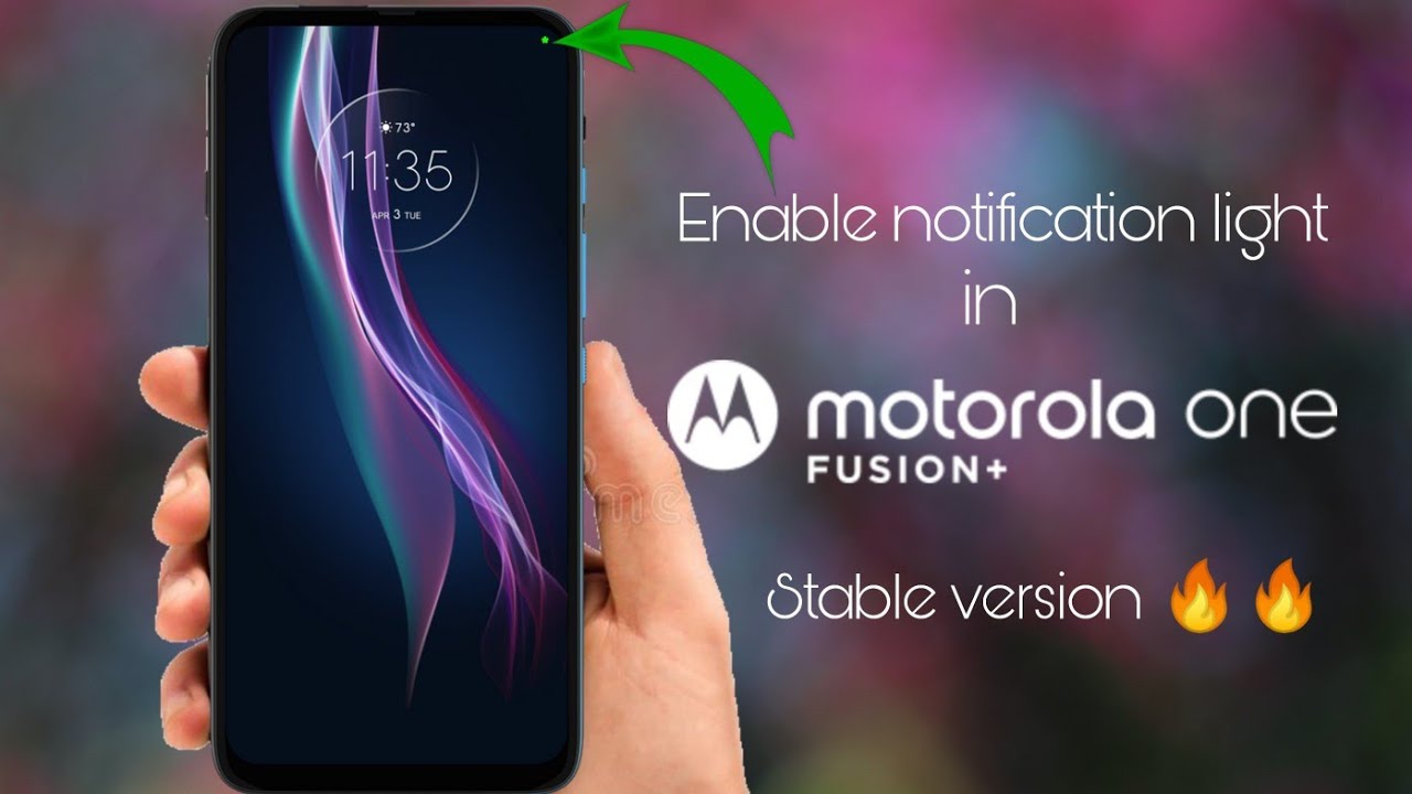 Moto one fusion plus : enable notification light , notification led in ...