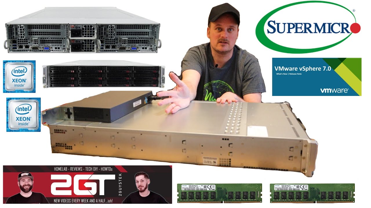 Jason's New Supermicro Dual Node Server - Thanks to 2GuysTek - YouTube