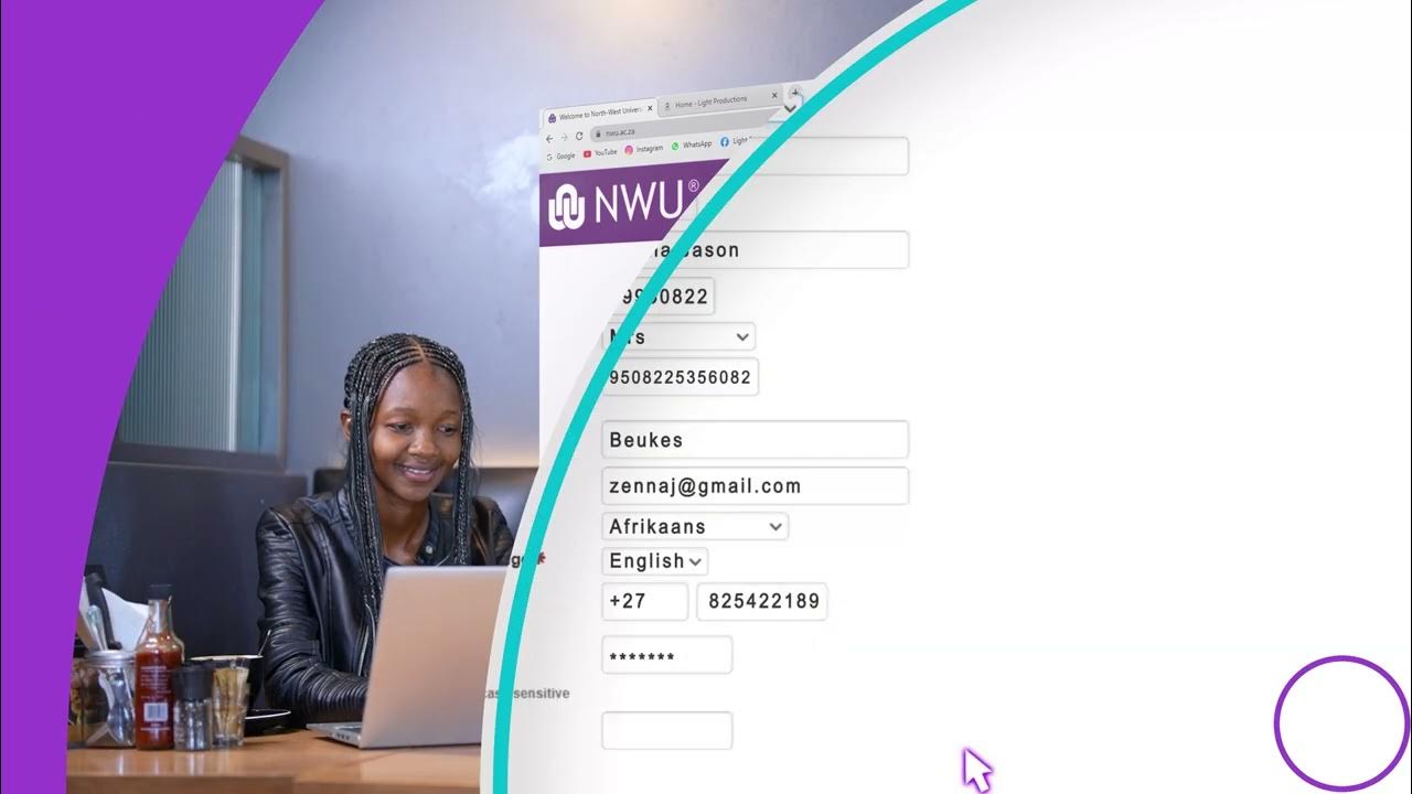Create a PIN to generate University Number - YouTube