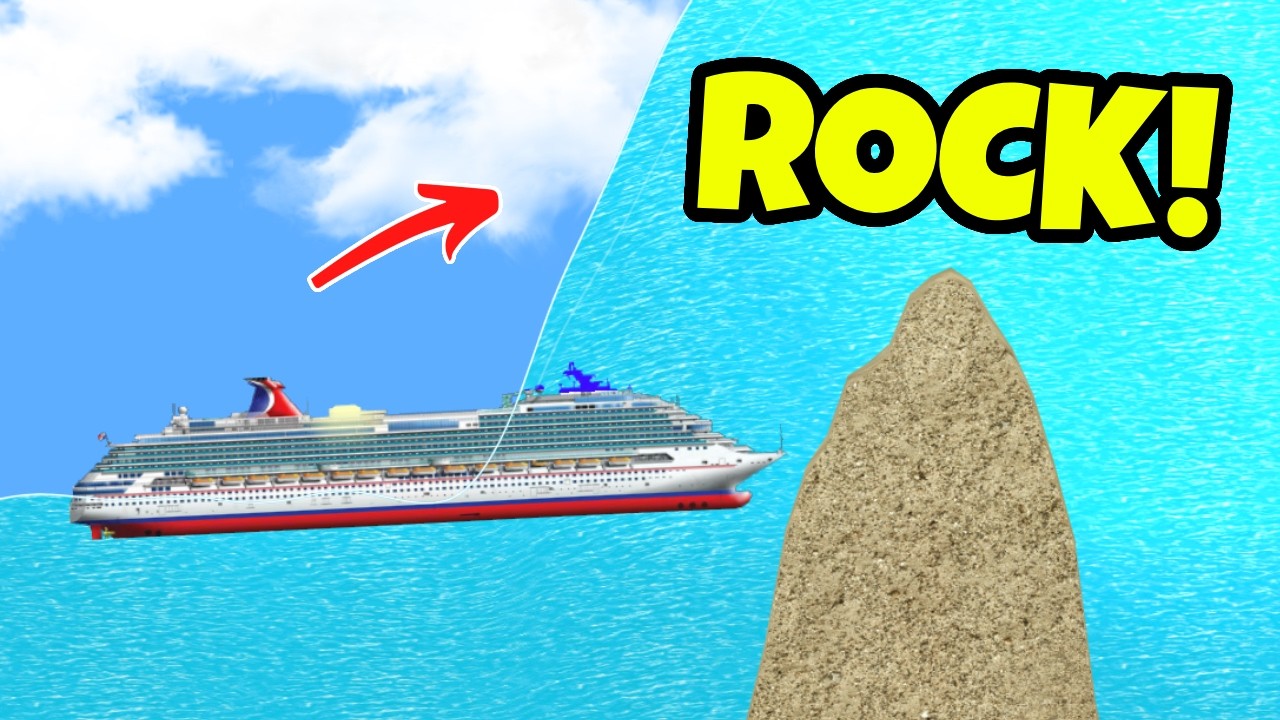 Cruise Ships VS TSUNAMI RAMP JUMP! - Floating Sandbox - YouTube