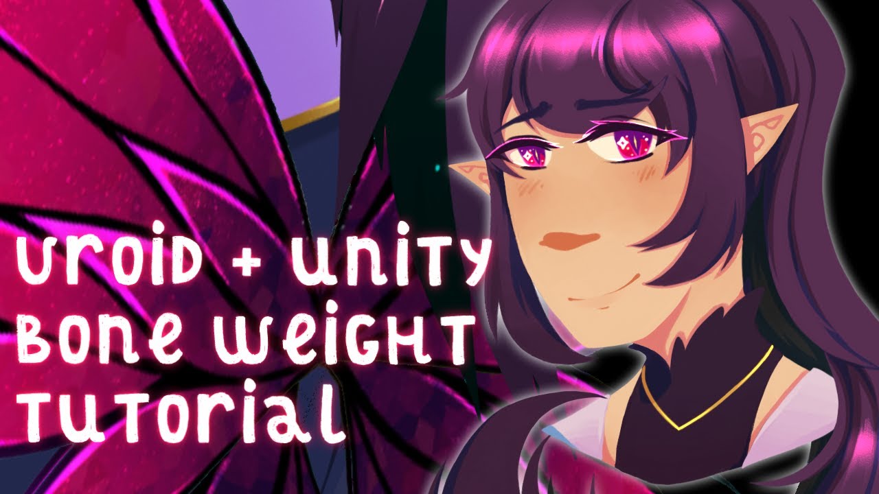 VRoid + Unity Wing Weighting Tutorial - YouTube