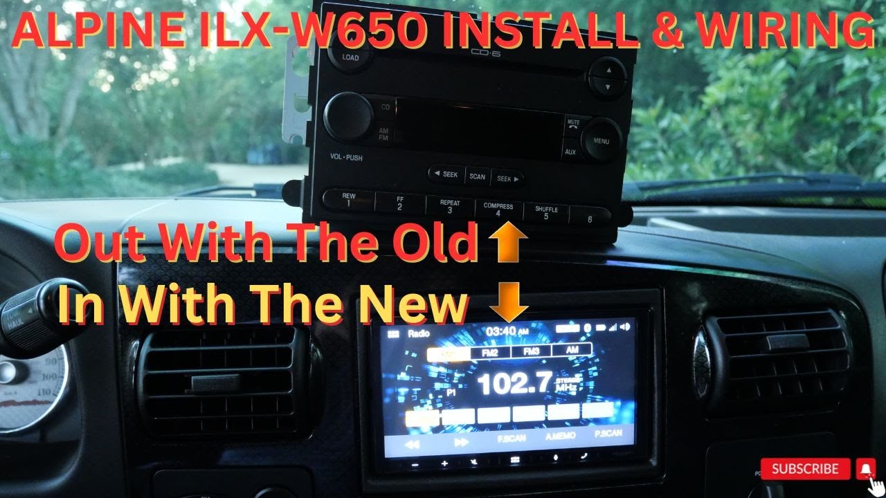 The Best Radio Updgrade For a 2005 F-350 Superduty (Alpine ILX-W650 ...