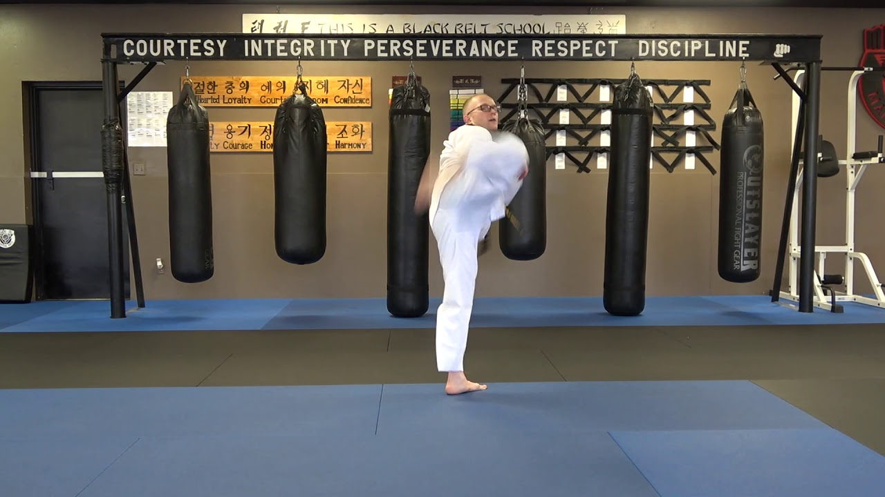 Basic Angle Step & Kick Combinations- Step by Step Tutorial - YouTube