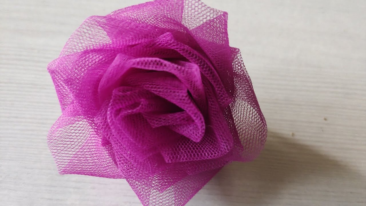 Rose flower making - YouTube