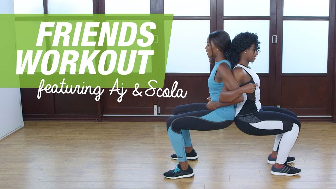 6 exercises to do with a friend | Working out with Scola and AJ - YouTube