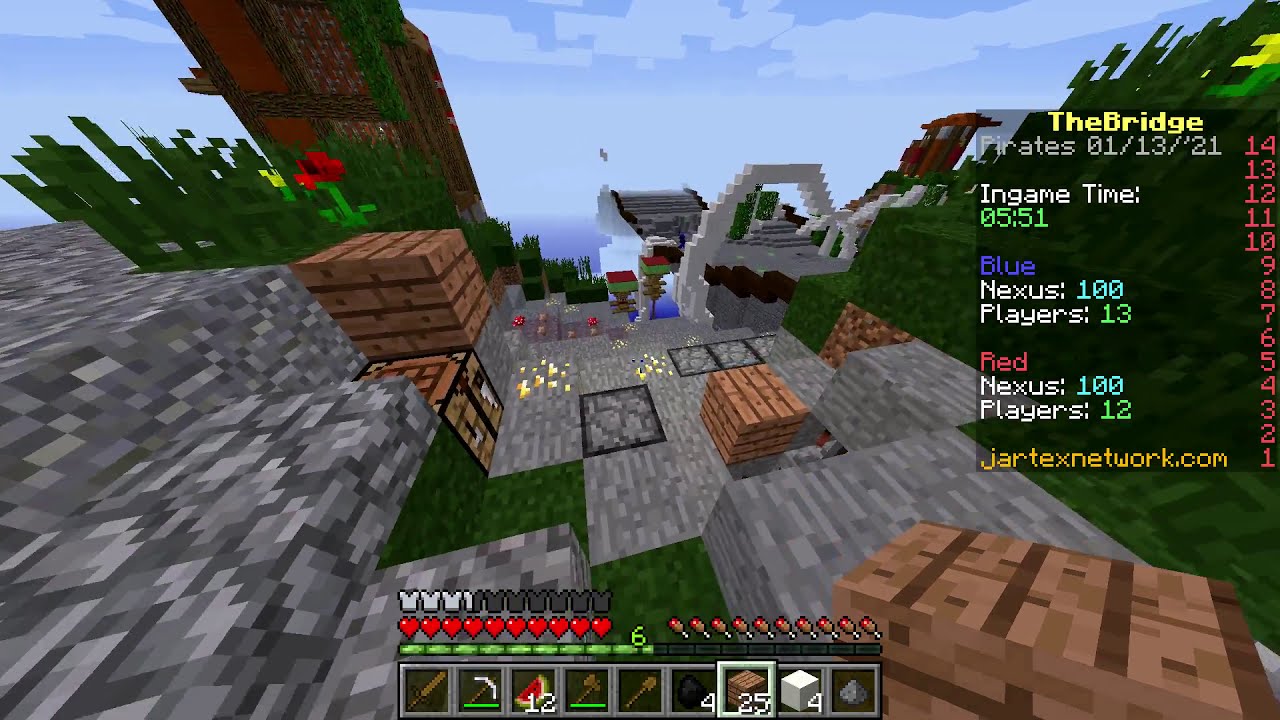 Minecraft Jartex Network The Bridge #5 (With Commentary)Ft.TMG_SKYFIRE ...