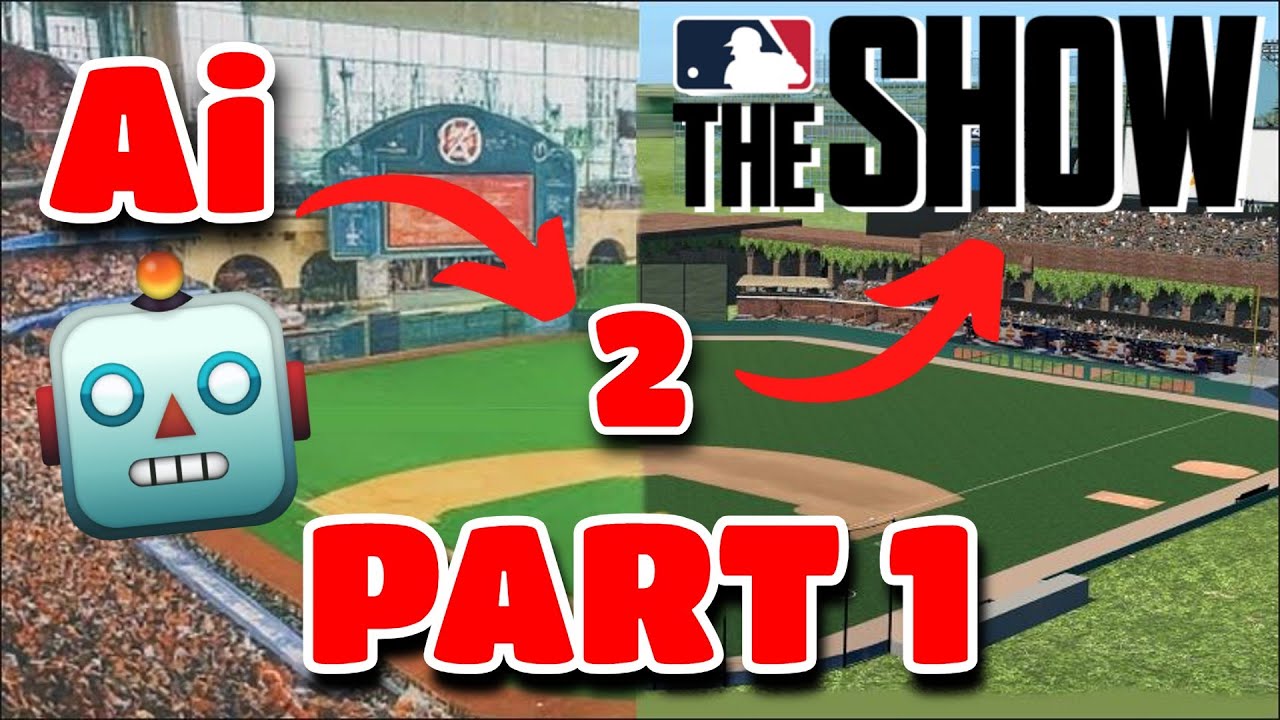 Future Home for the Astros Part 1! Recreating AI generated Stadiums ...