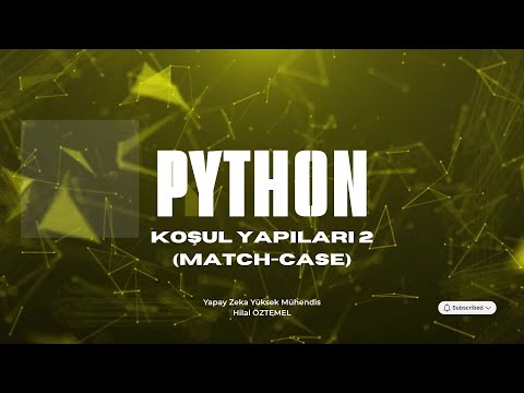 Python 7  : Koşul Yapıları 2 (Match Case)