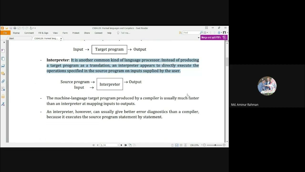 Lecture 1 Introduction to Compilers - YouTube